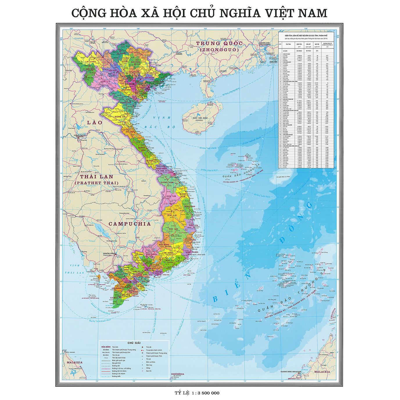 Bản đồ Việt Nam A1
